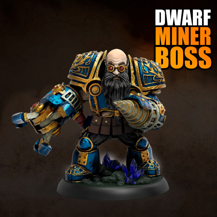 3D Printable CHARACTERS SET - MINE WAR - PART 2: DWARF DEFENSE - MINERS ...