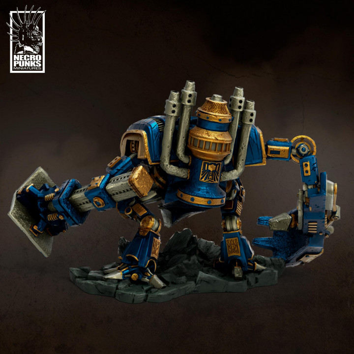 3D Printable MINE WAR - PART2: DWARF DEFENSE - MECHA AND MECHANIC by ...