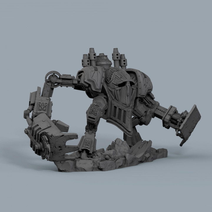 3D Printable MINE WAR - PART2: DWARF DEFENSE - MECHA AND MECHANIC by ...