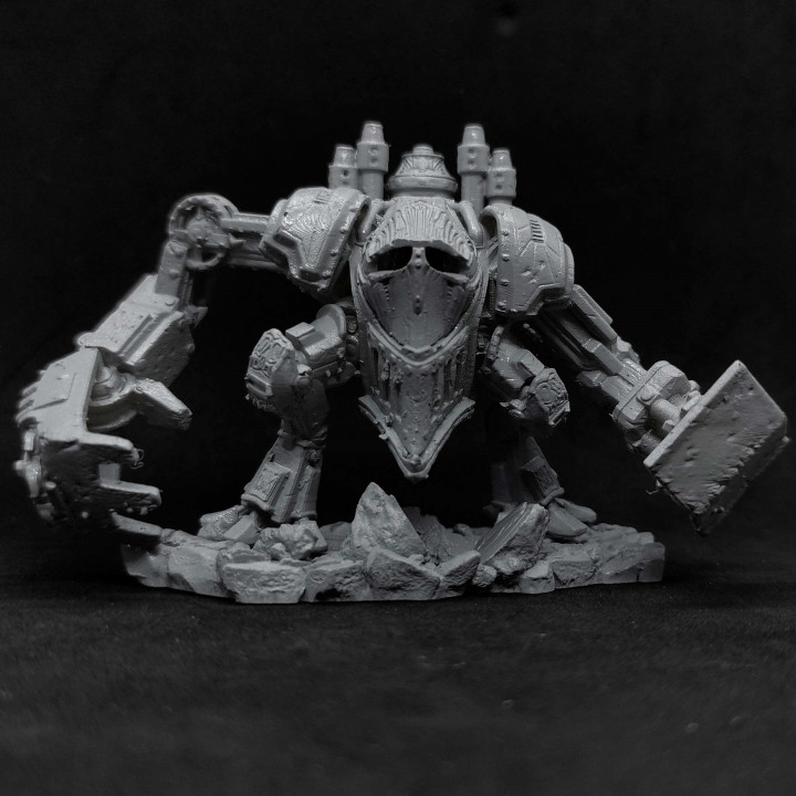 3D Printable MINE WAR - PART2: DWARF DEFENSE - MECHA AND MECHANIC by ...