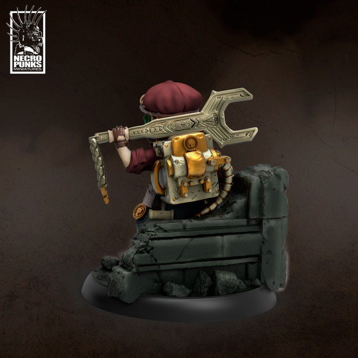 3D Printable MINE WAR - PART2: DWARF DEFENSE - MECHA AND MECHANIC by ...