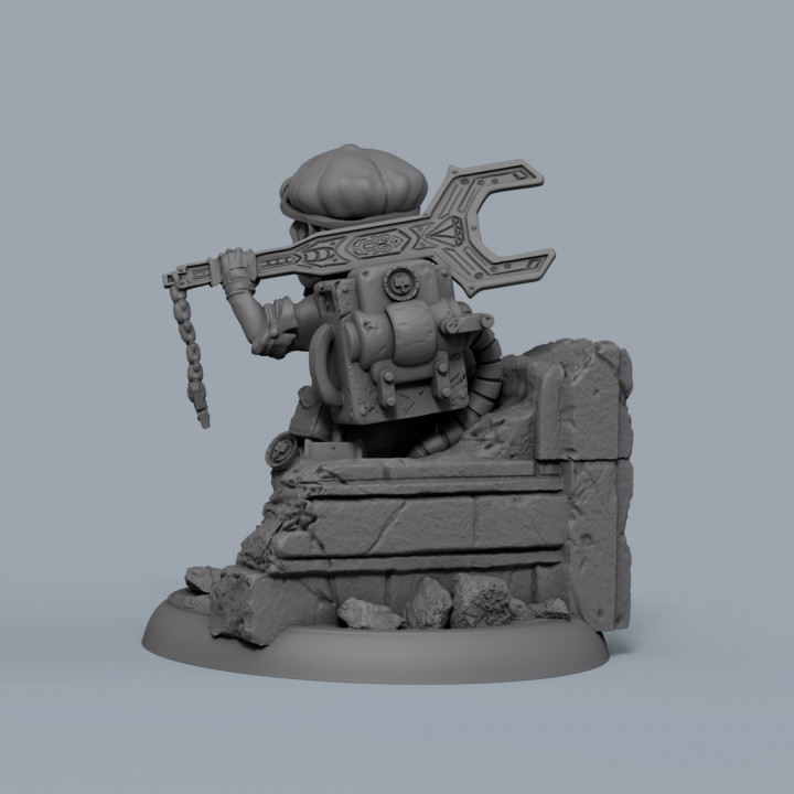 3D Printable MINE WAR - PART2: DWARF DEFENSE - MECHA AND MECHANIC by ...