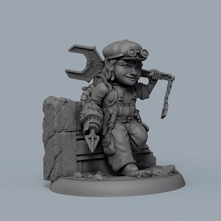 3D Printable MINE WAR - PART2: DWARF DEFENSE - MECHA AND MECHANIC by ...