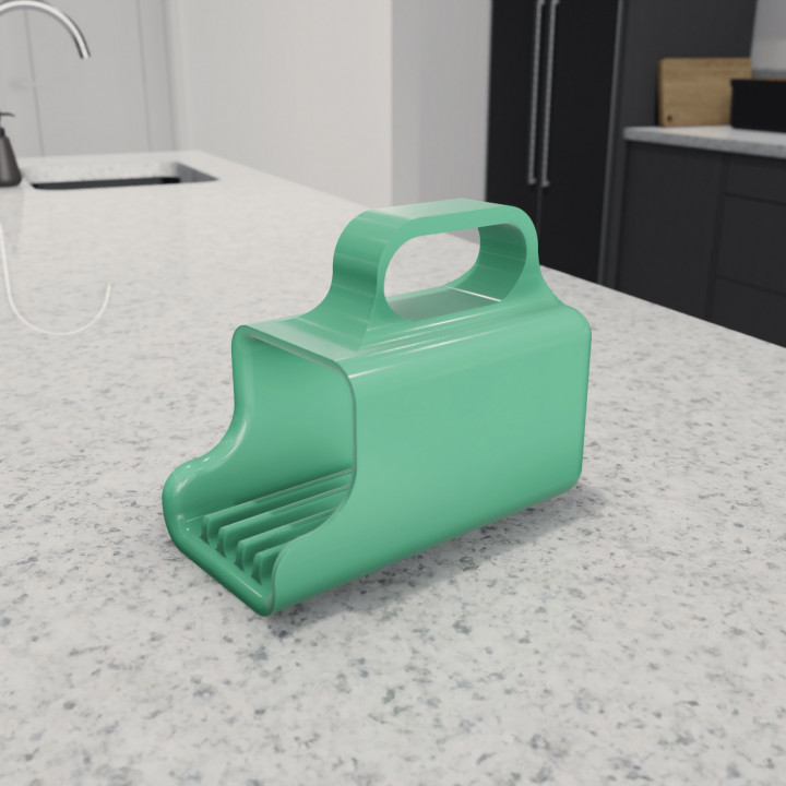 3D Printable BATH WATERFALL RINSER by Lazy Bear