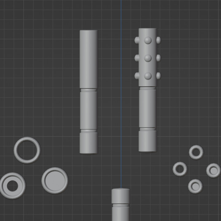 3D Printable Pyeongon 편곤 - Korean Greatflail by Jovey