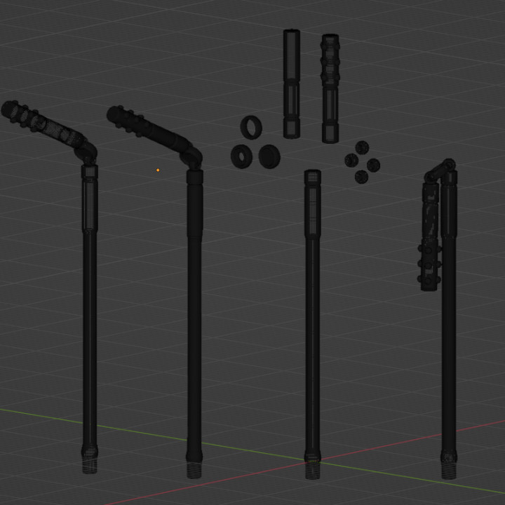 3D Printable Pyeongon 편곤 - Korean Greatflail by Jovey