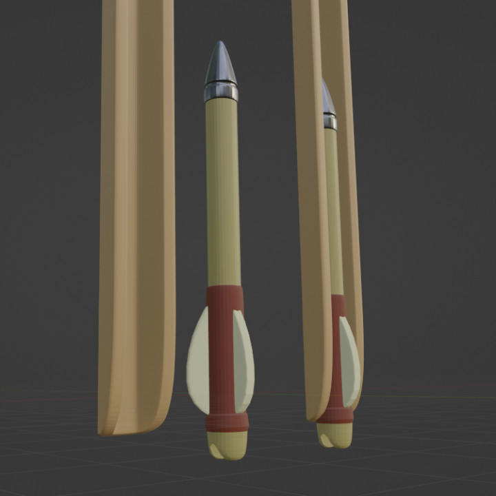 3D Printable Tonga 통아 - Korean Arrow Guide by Jovey