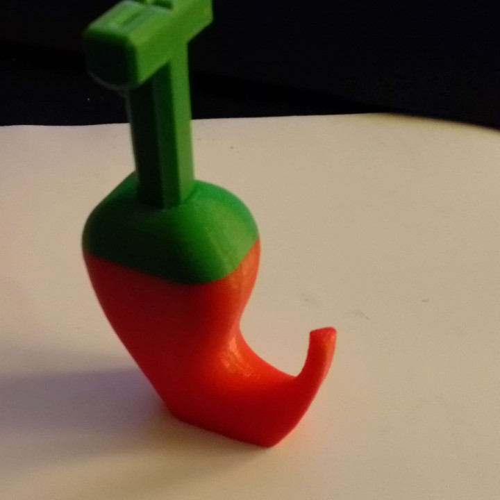 3D Printable Chili Pepper by Cheyanne Coutts