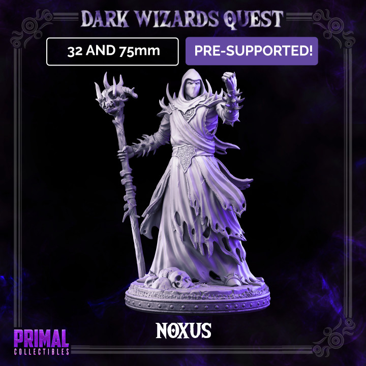 3D Printable Boss - Wizard - Noxus - DARK WIZARDS - MASTERS OF DUNGEONS ...