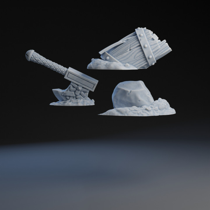 3D Printable Fantasy Football Base decorations - PRESUPPORTED by ...