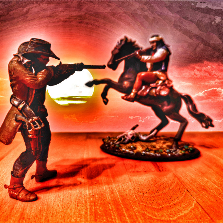 3D Printable Old West Bandit Sniper by Rudolf Arendt
