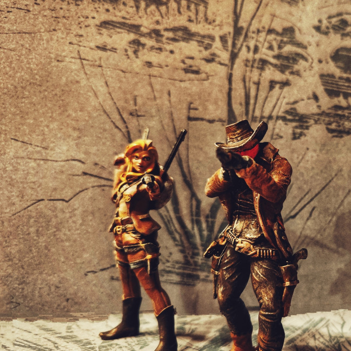 3D Printable Old West Bandit Sniper by Rudolf Arendt