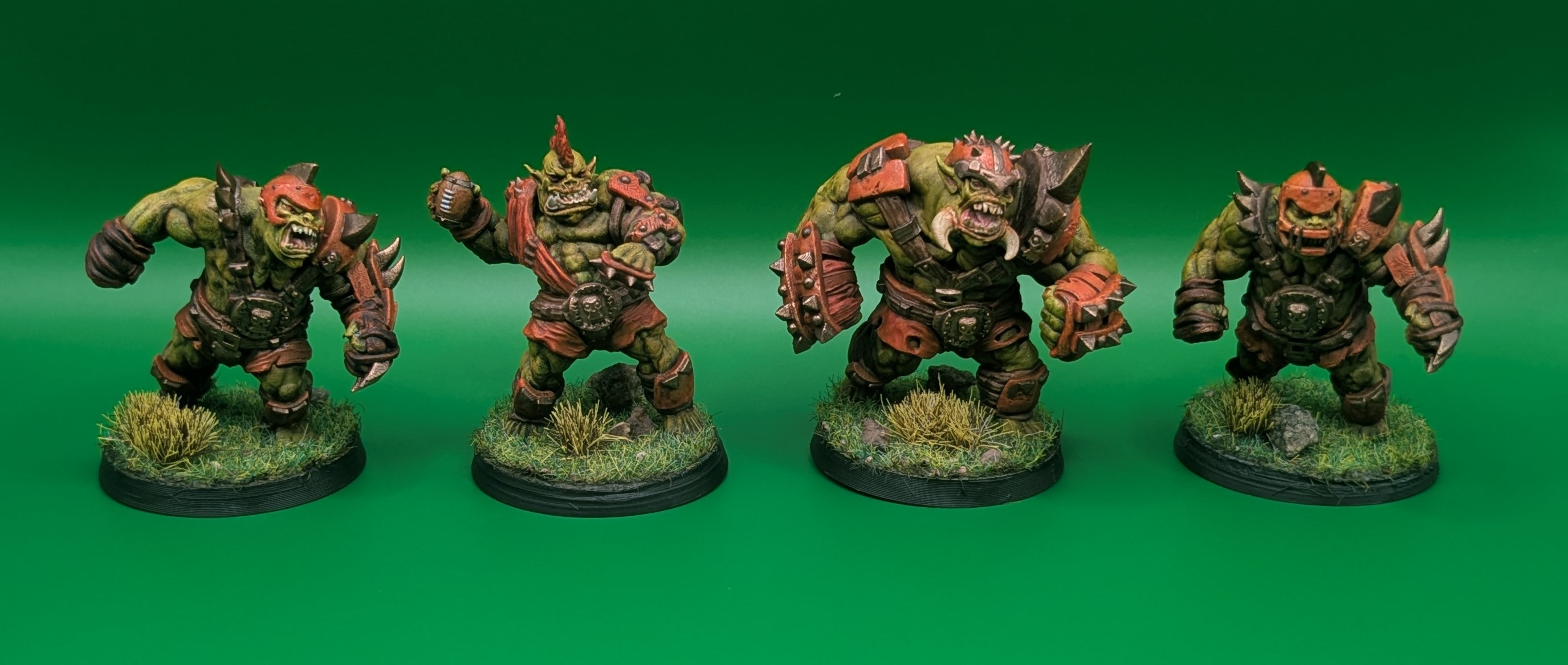 3D Printable Orc Team Part2 - The Brawlers - Fantasy Football by Realm ...