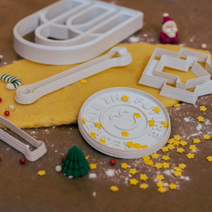 3D Printable Cookie Cutter 3D Printer and Tools Set by ENABLE 3D