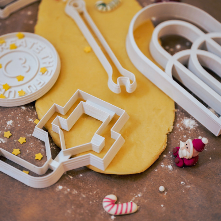 3D Printable Cookie Cutter 3D Printer and Tools Set by ENABLE 3D