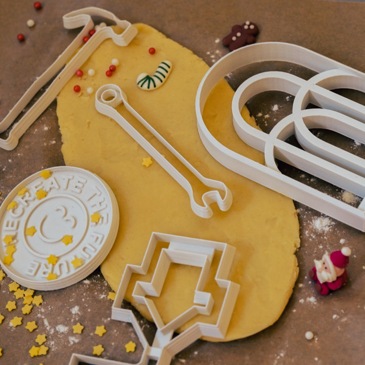 3D Printable Cookie Cutter 3D Printer and Tools Set by ENABLE 3D