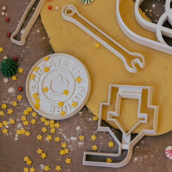 3D Printable Cookie Cutter 3D Printer and Tools Set by ENABLE 3D