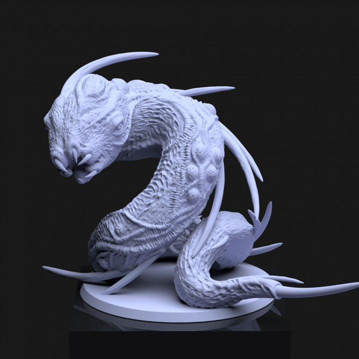 3D Printable Cosmic Worm by Imp3dsion