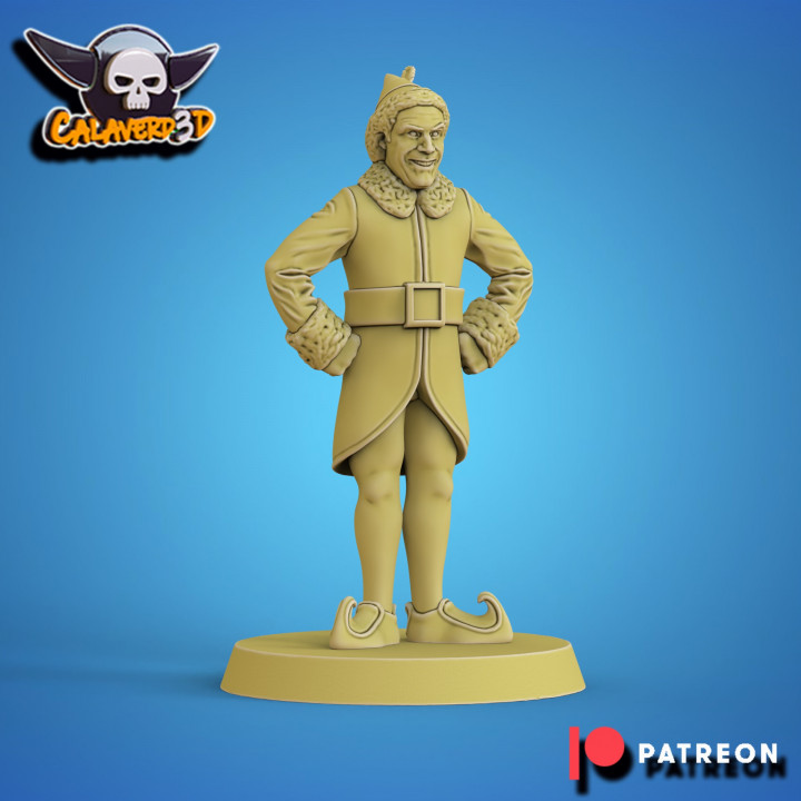 3D Printable Elf by Calaverd3D