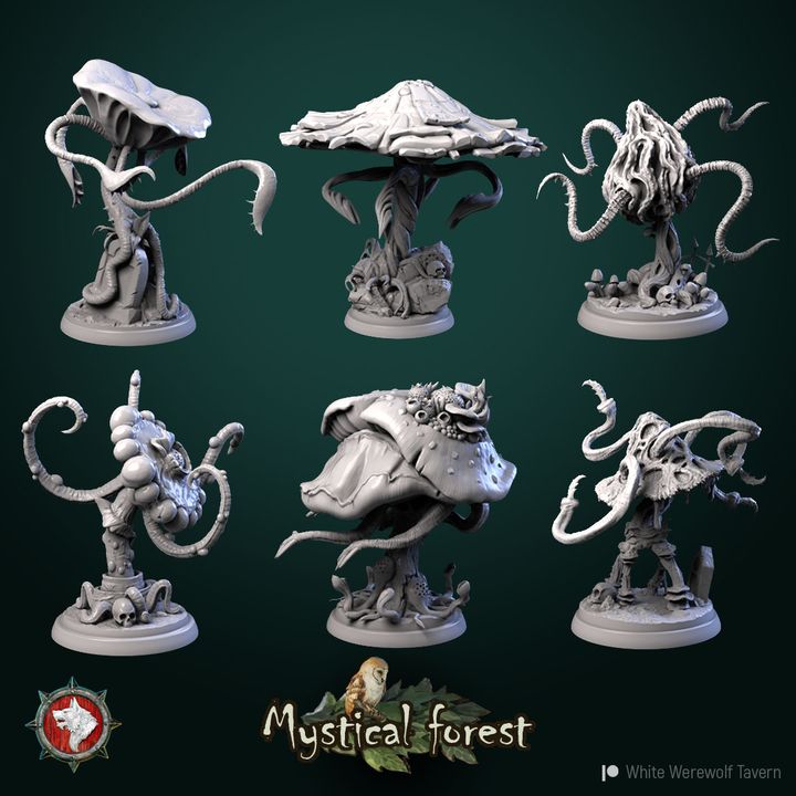 3D Printable 'Mystical Forest' November 2022 release 25 STL's ...