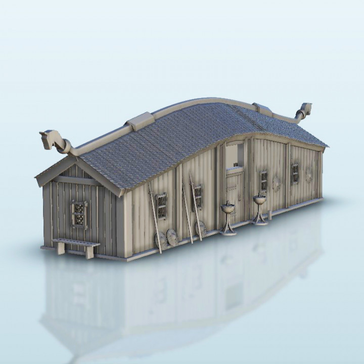 3D Printable Viking shack - Alkemy Lord of Rings War of the Rose ...