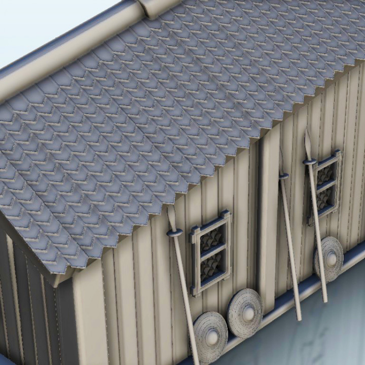 3D Printable Viking shack - Alkemy Lord of Rings War of the Rose ...