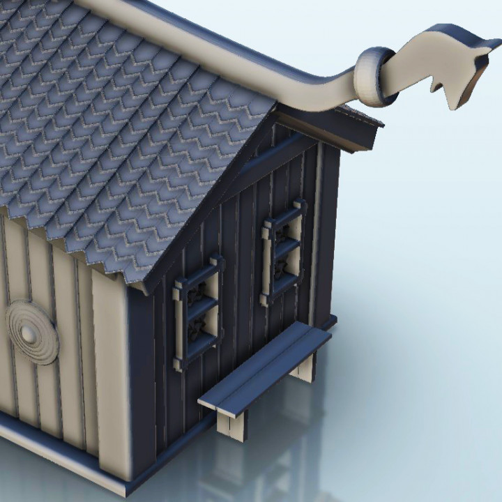 3D Printable Viking shack - Alkemy Lord of Rings War of the Rose ...
