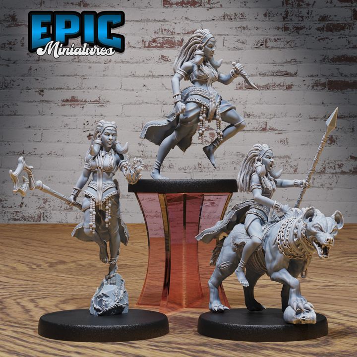 3D Printable Forgotten Utopia Set / African Tribes Encounters / Fantasy ...