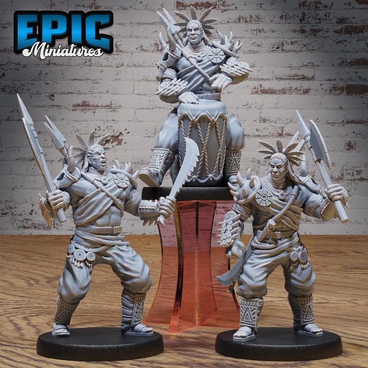 3D Printable Forgotten Utopia Set / African Tribes Encounters / Fantasy ...