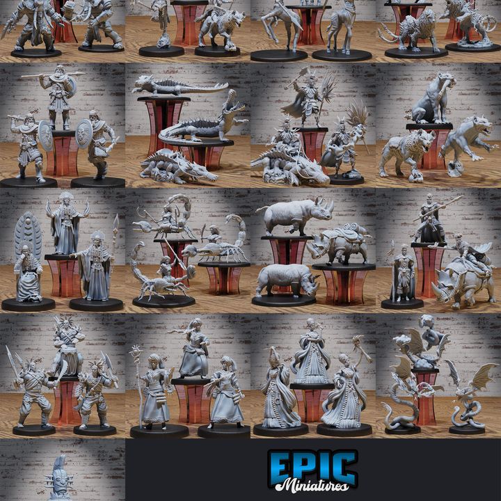 3D Printable Forgotten Utopia Set / African Tribes Encounters / Fantasy ...