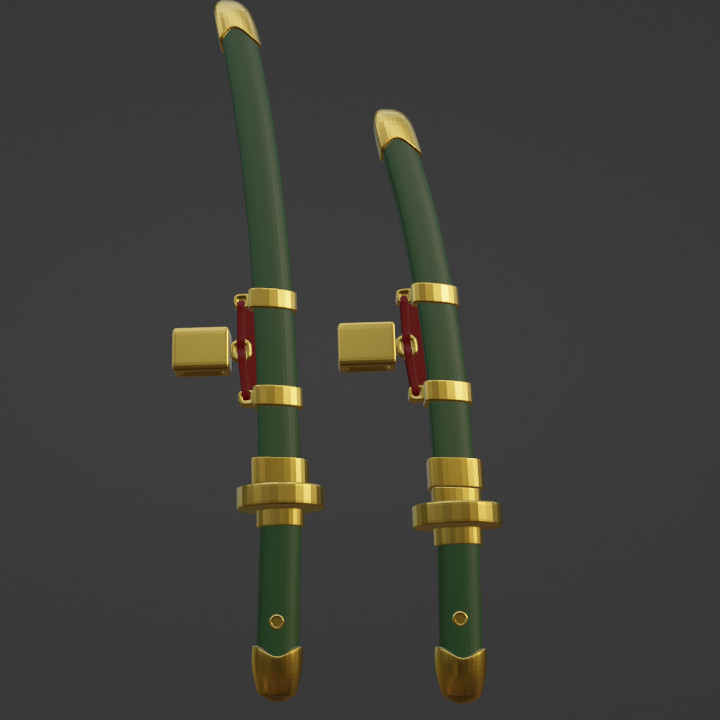 3D Printable Hwando 환도 - Korean Ring Sword by Jovey