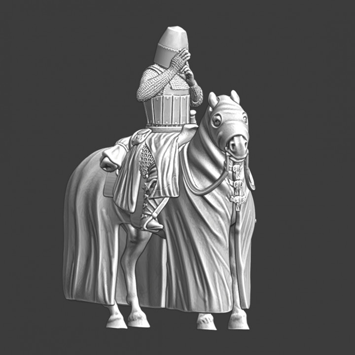 3D Printable Mounted Knight adjusting helmet by Northern Crusades ...