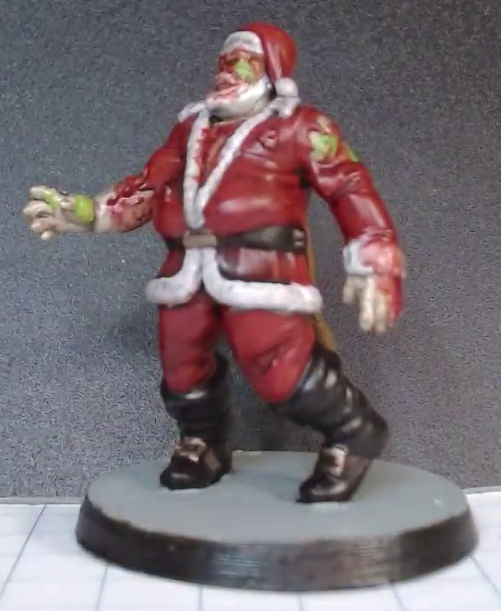 3D Printable ZOMBIE SANTA by PAPSIKELS MINIATURES