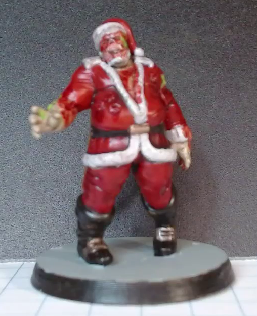 3D Printable ZOMBIE SANTA by PAPSIKELS MINIATURES