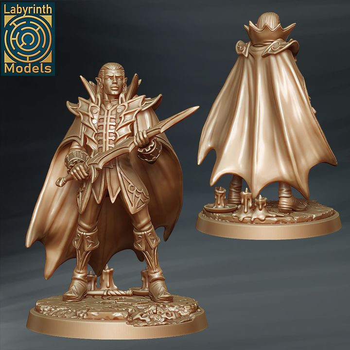 3D Printable Vampires Set 1 - 32mm scale by Labyrinth Models