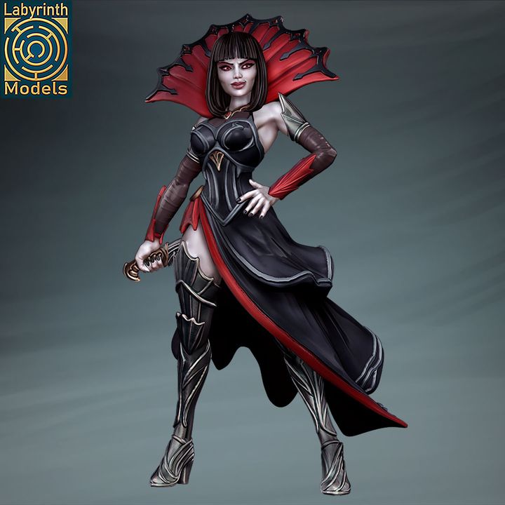 3D Printable Vampires Set 1 - 32mm scale by Labyrinth Models