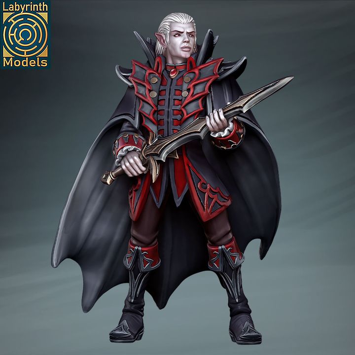 3D Printable Vampires Set 1 - 32mm scale by Labyrinth Models