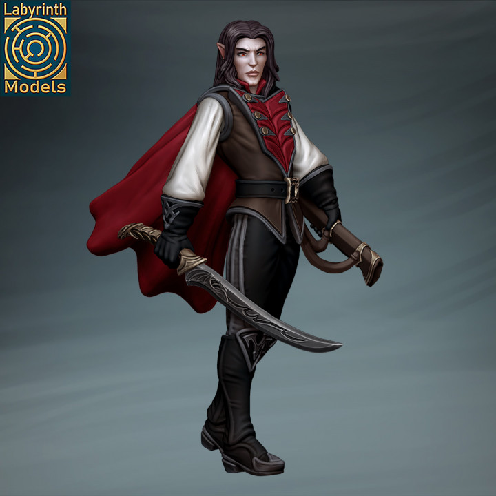 3D Printable Vampires Set 1 - 32mm scale by Labyrinth Models