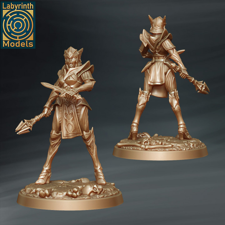 3D Printable Vampire Knights - 32mm scale by Labyrinth Models