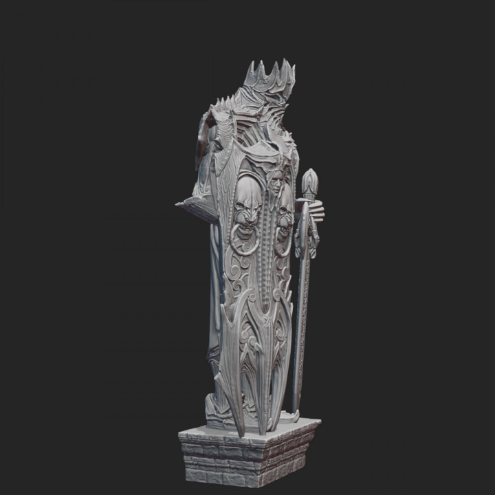 3D Printable Guardian Knight Statue by TheSurrealFactory
