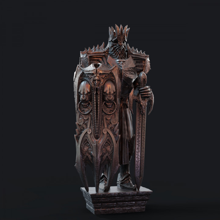 3D Printable Guardian Knight Statue by TheSurrealFactory