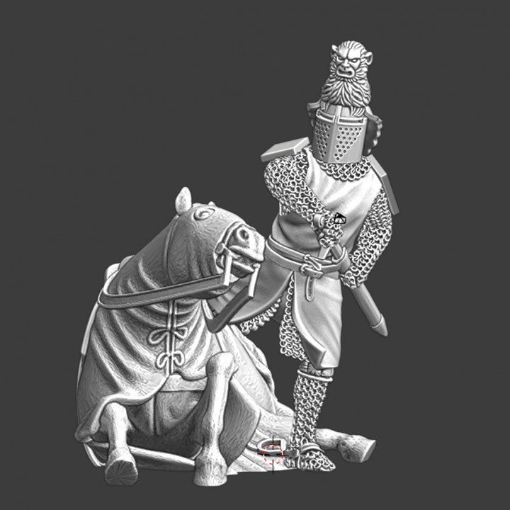 3D Printable Medieval Knight - Count of Flanders by Northern Crusades ...