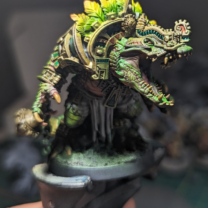 3D Print of Fantasy Football Crocodile Star player - PRESUPPORTED by ...