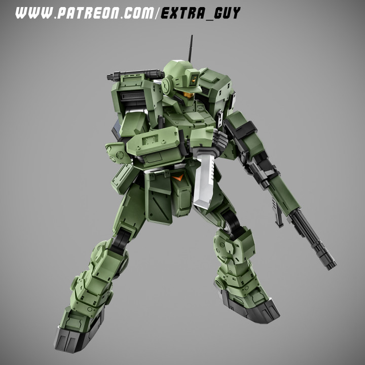 3D Printable Robot Spartan 100mm by Extra Guy