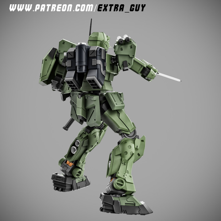 3D Printable Robot Spartan 100mm by Extra Guy