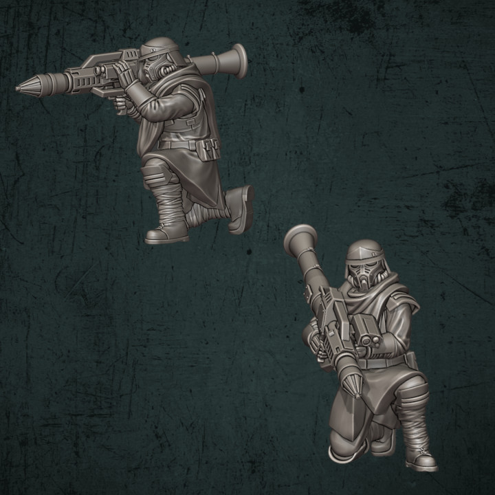 3D Printable Trench Devil Heavy Weapon Set by Quartermaster3D
