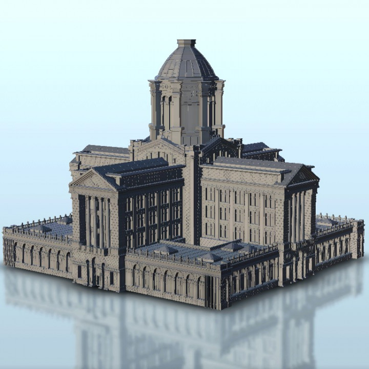 3D Printable Chicago Federal Building - Modern WW2 WW1 by Hartolia ...