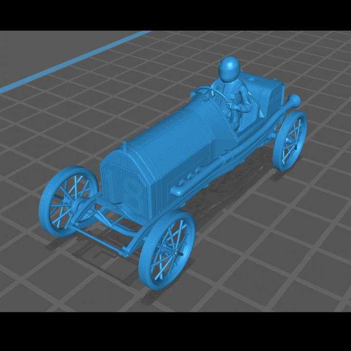 3D Printable Chever Classic race car - Modern WW2 WW1 by Hartolia ...