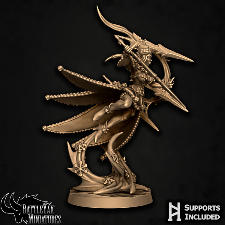 3D Printable Faircourt Frost-Singer | Battle Yak Miniatures Christmas ...