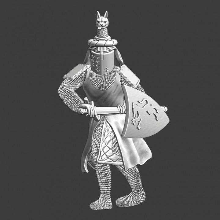 3D Printable The Hound - Medieval knight drawing his sword by Northern ...